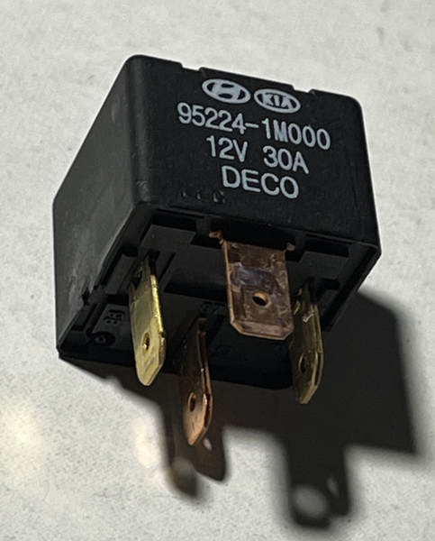 Deco 4 Pin Multi-Purpose Relay 12V 30A OEM 95224 1M000 fits Hyundai Ki ...